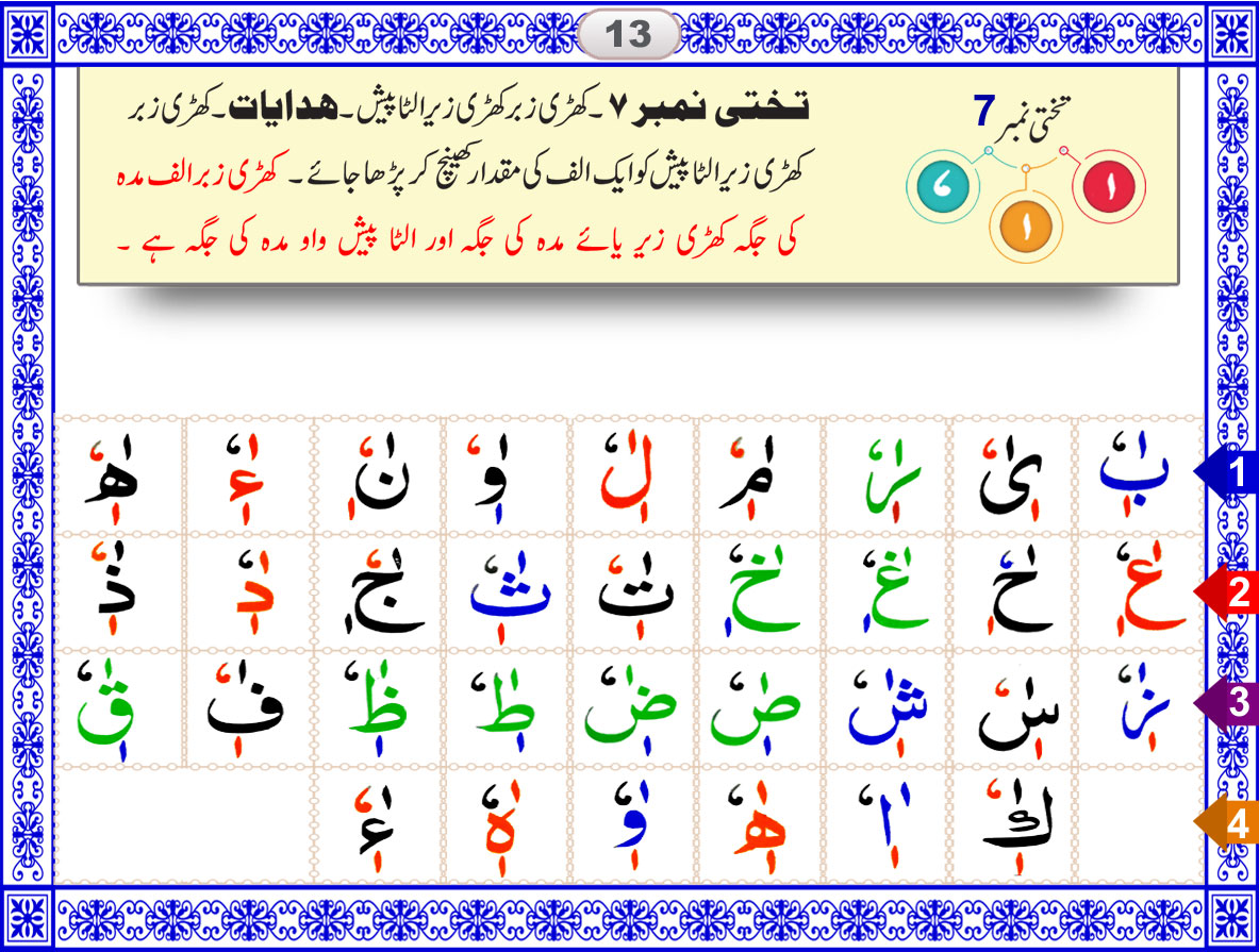 Quran Teaching platform Qaida-1 (NOORANI QAIDA)